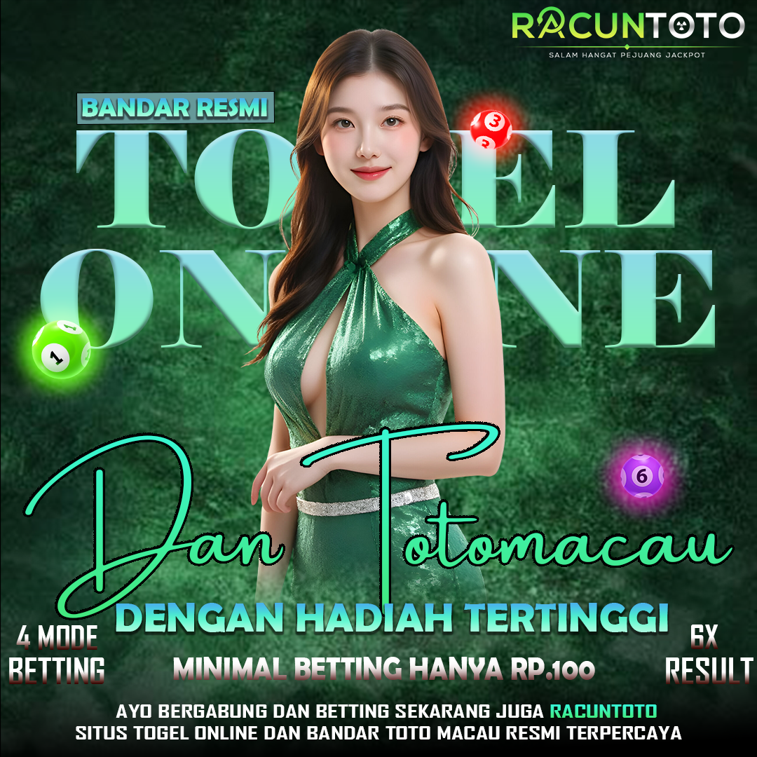 BANDAR TOGEL ONLINE RESMI & SITUS TOTO MACAU TERPERCAYA - RACUNTOTO